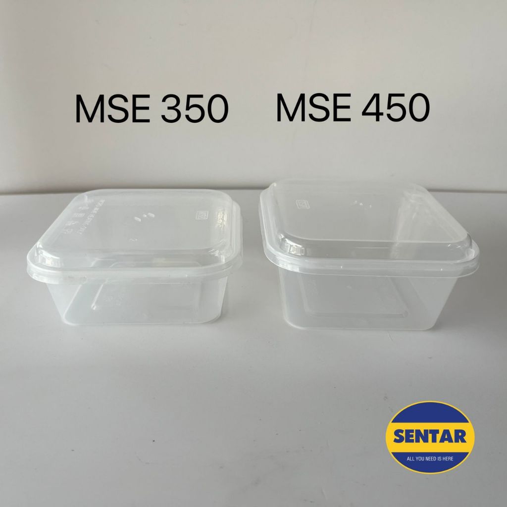 MSE 350/450 Disposable Square Plastic Food Container Environment ...