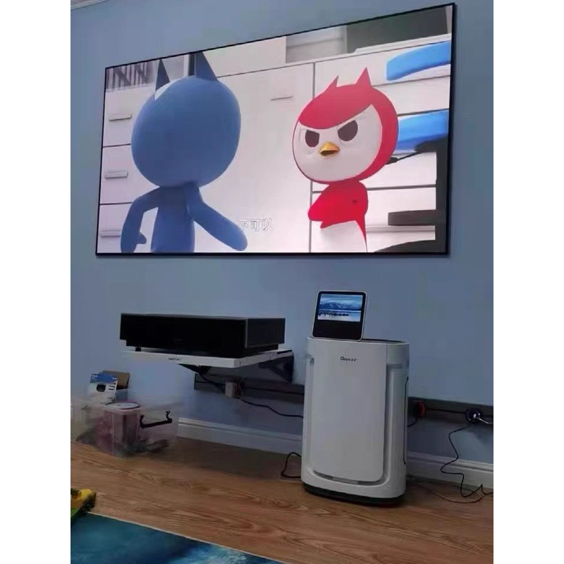 UST ultra short throw laser projector ALR screen with aluminum thin ...