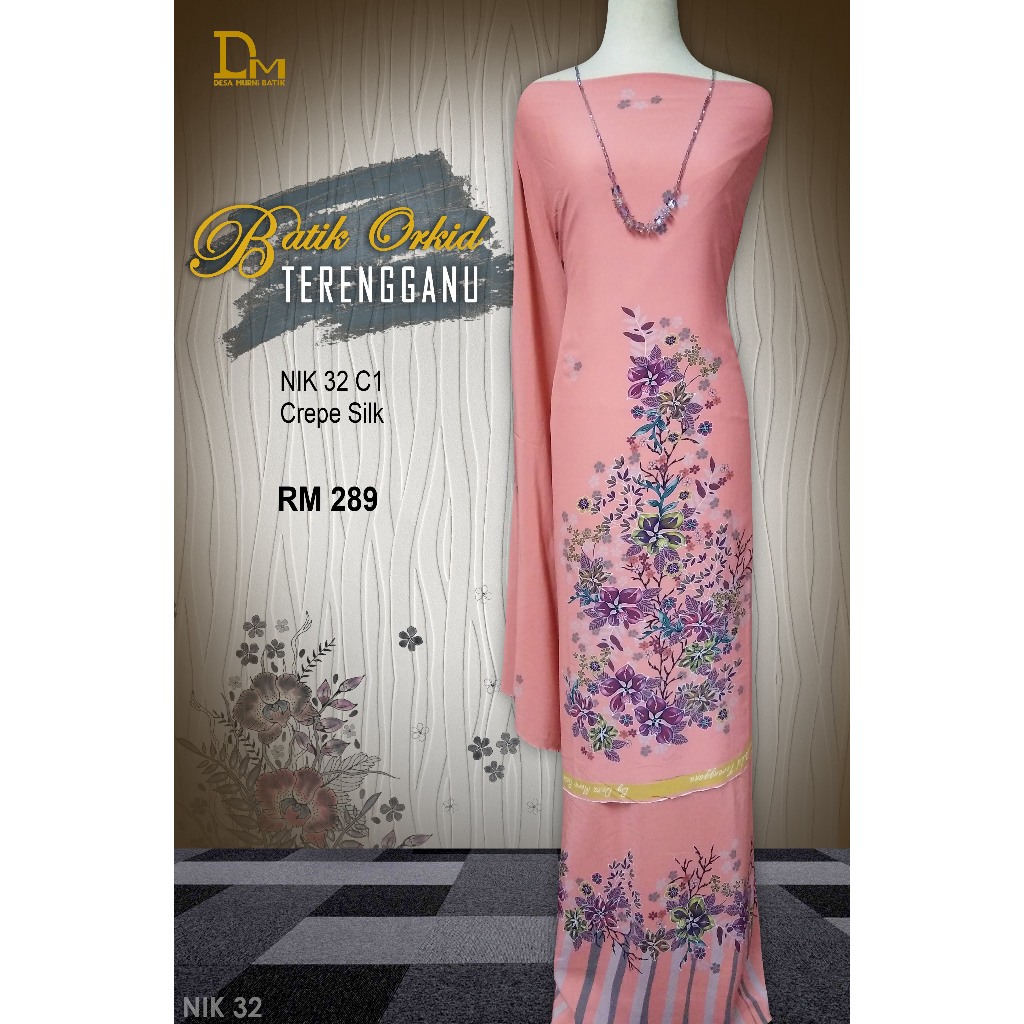BATIK SUTERA TERENGGANU-CREPE SILK by DESA MURNI BATIK-BATIK ORKID ...