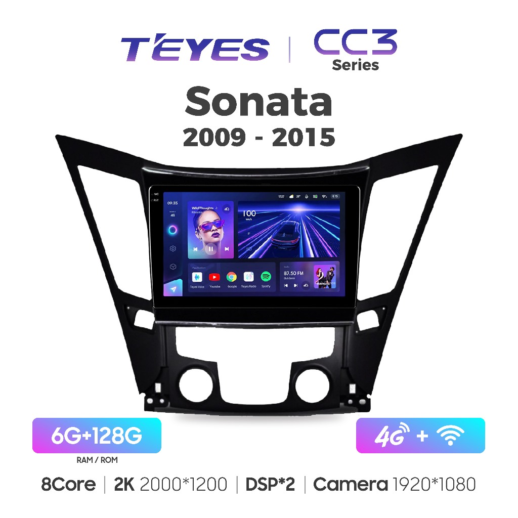Teyes CC3 Series Hyundai Sonata 2009-2015 Android Car Player 9" | Shopee Malaysia