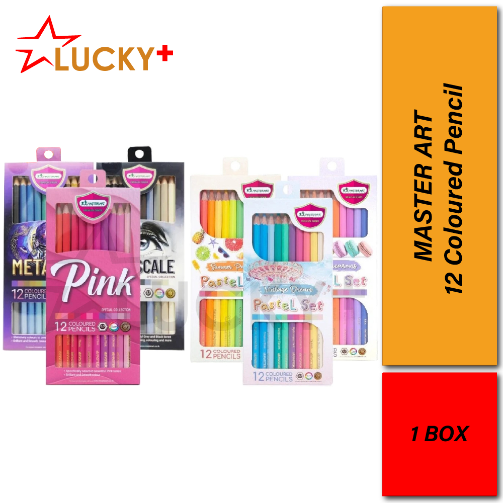 Master Art Colour Pencils Premium Grade 12 Colour Special Collection ...