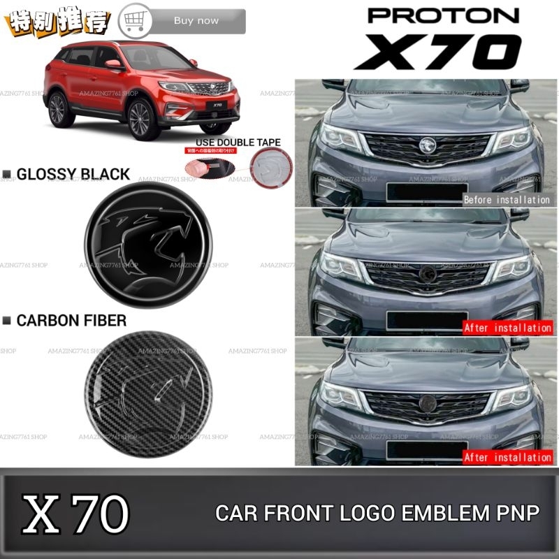 AMAZING PROTON X70 2022-2024 CAR LOGO EMBLEM COVER GARNISH FRONT PROTON ...