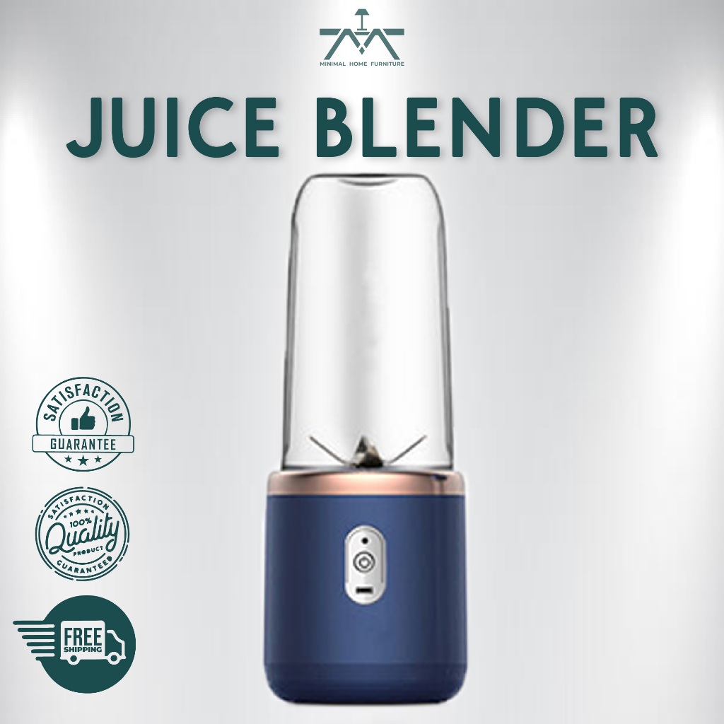 2 Cup Electric fruit juicer blender juice mixer mini Wireless Portable ...