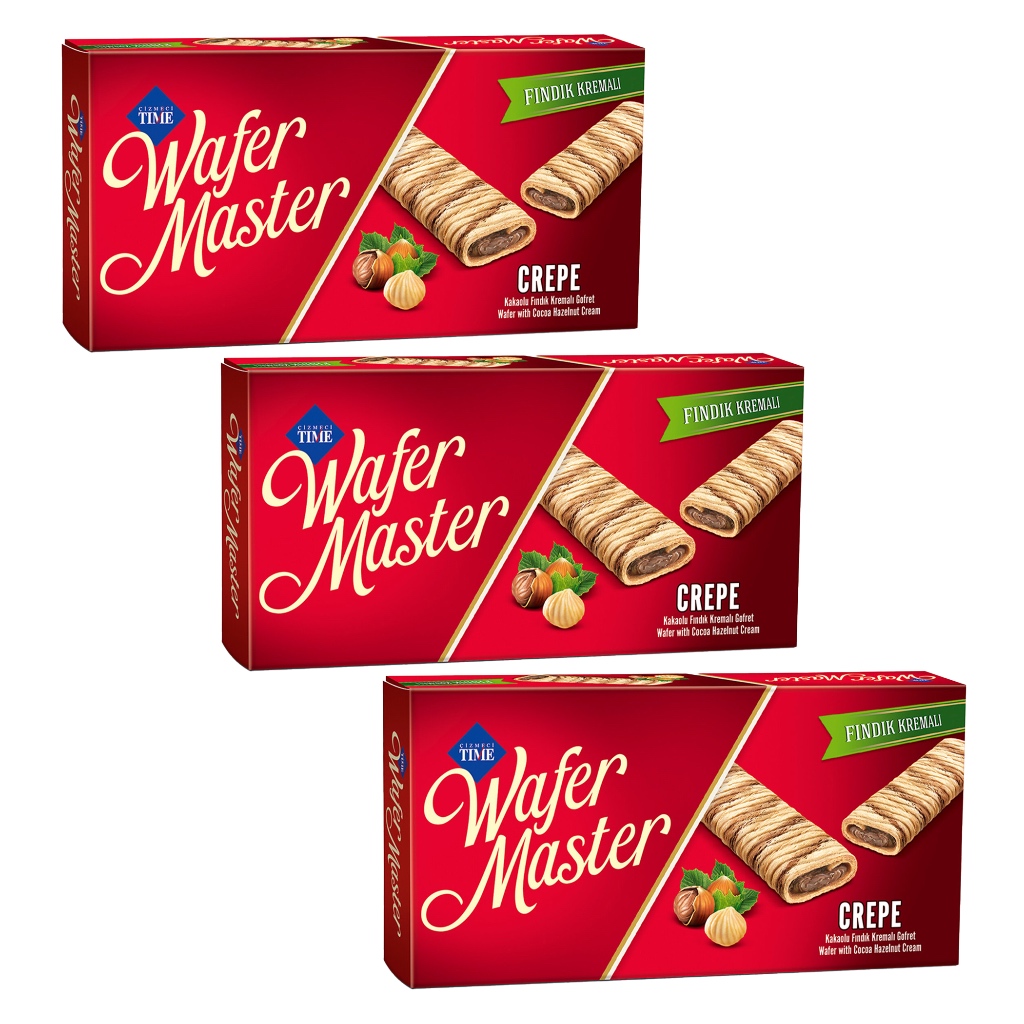 Wafer Master Hazelnut Crepe (65g) - (Pack of 3) | Shopee Malaysia