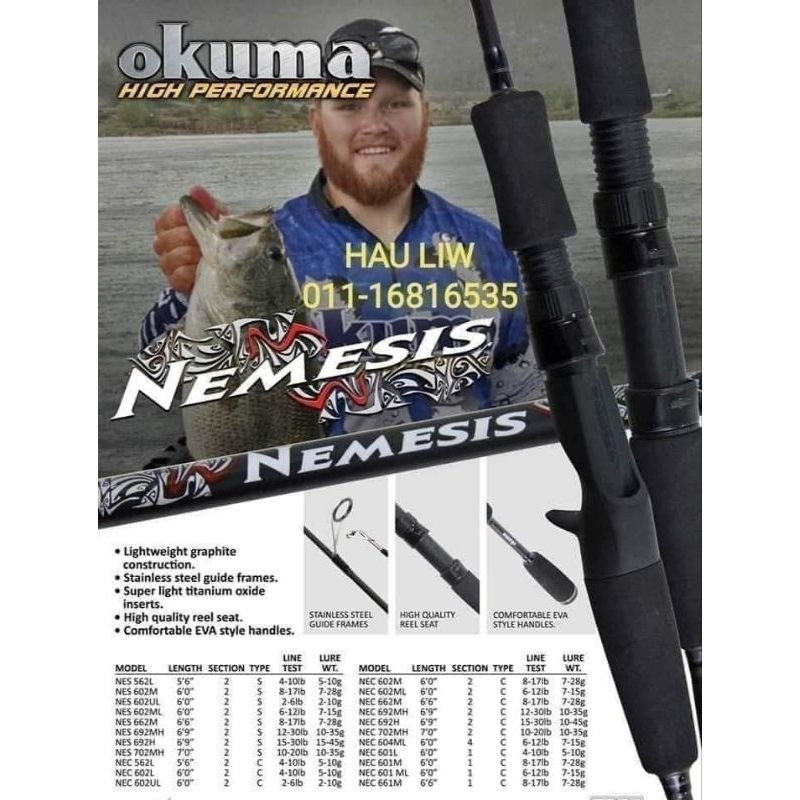 OKUMA NEMESIS SPINNING | Shopee Malaysia