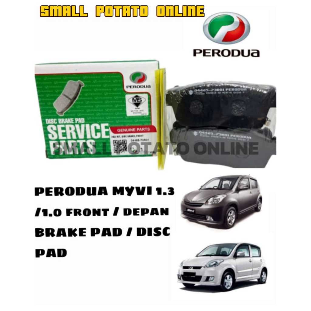 PERODUA MYVI 1.3(1ST GEN) FRONT DISC BRAKE PAD(OEM)[04465-73R01 ...