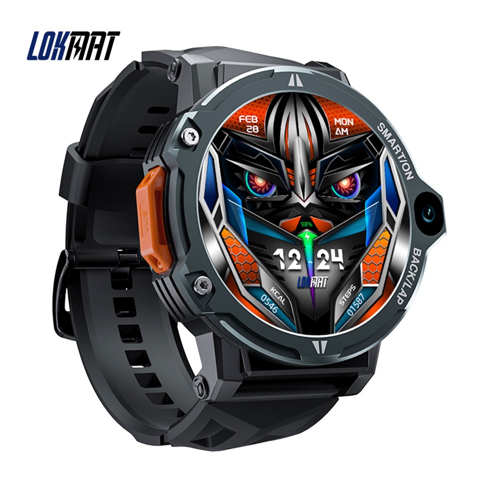 LOKMAT Android 8.1 smart watch 4G LTE Phone Watch, 4GB RAM 64GB ROM ...