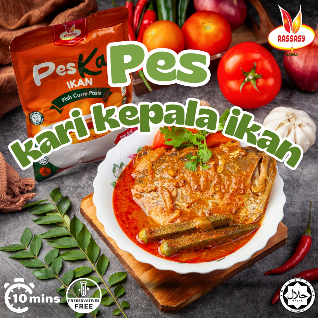 RASSASY PRODUCT PES KARI MAKANAN LAUT / FISH CURRY PASTE | Shopee Malaysia