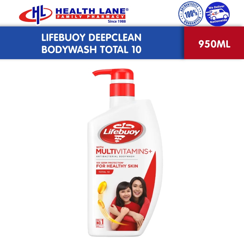 Lifebuoy Deepclean Bodywash Total 10 (950ml) | Shopee Malaysia
