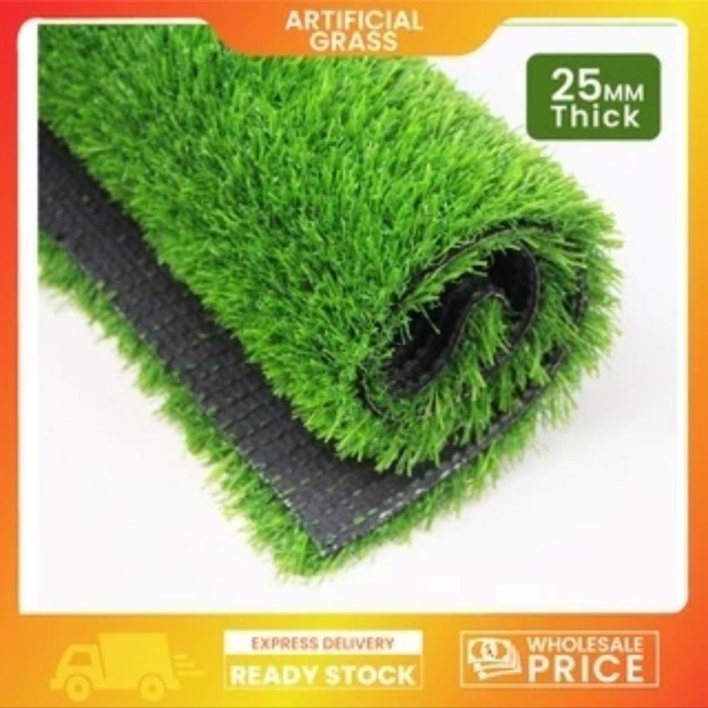 [NEW ARRIVAL] 2M Width ARTIFICIAL GRASS UV FAKE SYNTHETIC Karpet Rumput Tiruan Murah (2 Meter ...