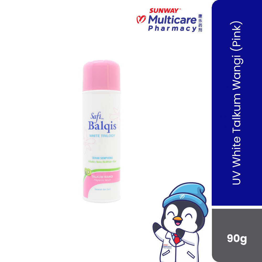 Safi Balqis Uv White Talkum Wangi 90G (Pink) | Shopee Malaysia