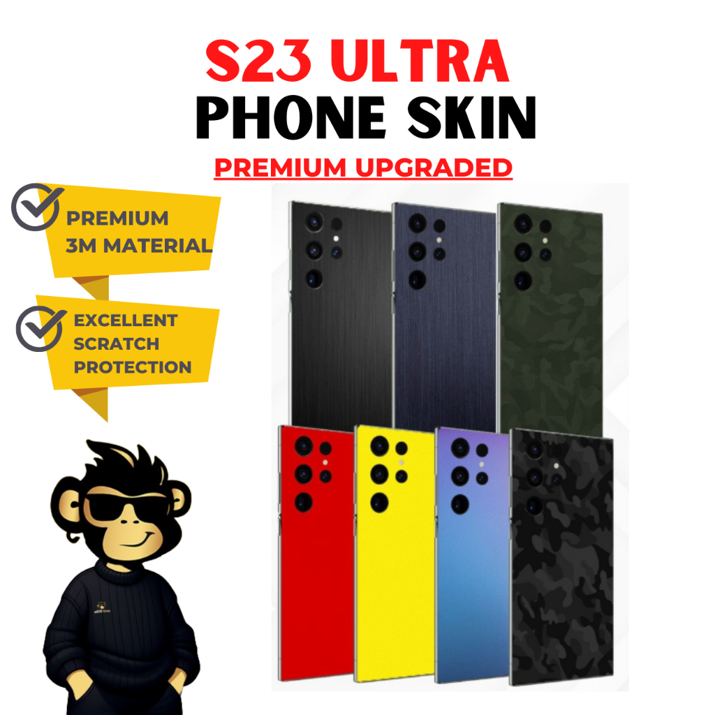 MOJOSKINS S23 Ultra S23 Plus SKIN Phone wrap sticker back phone sticker ...