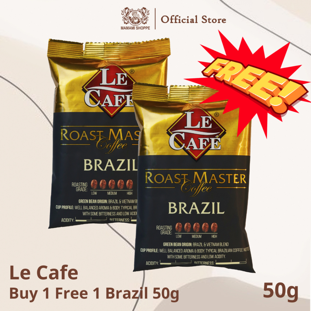 [NEW STOCK] Le Cafe Coffee Buy 1 Free 1 | Brazil 50g | Refill Pack ...