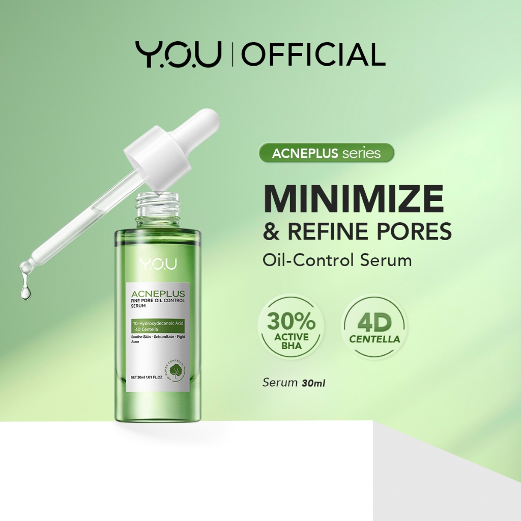 [UPGRADED] YOU AcnePlus Fine Pore Oil Control Serum with 4D Centella ...