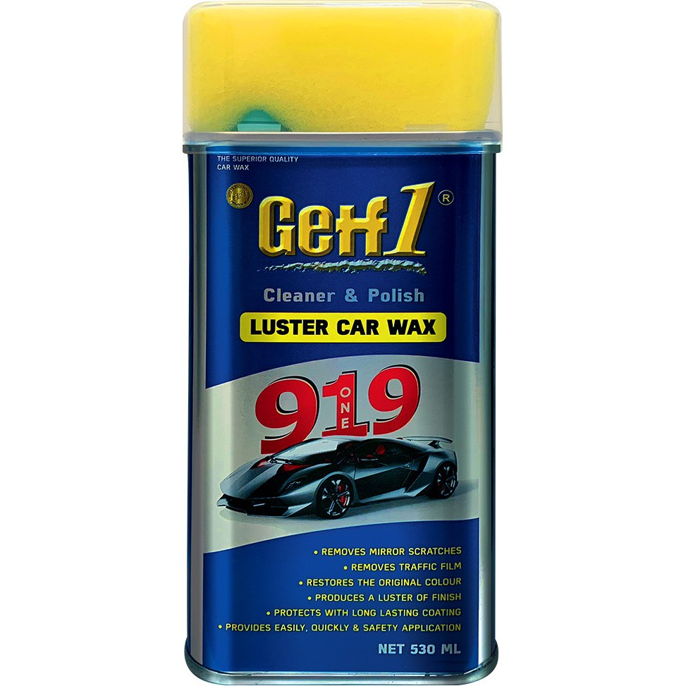 Getf1 919 Luster Car wax 530ml car care soft heavy duty polish super ...