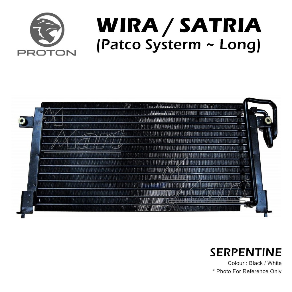 Proton Wira / Satria (Patco System) Air Cond Condenser (Long Type ...