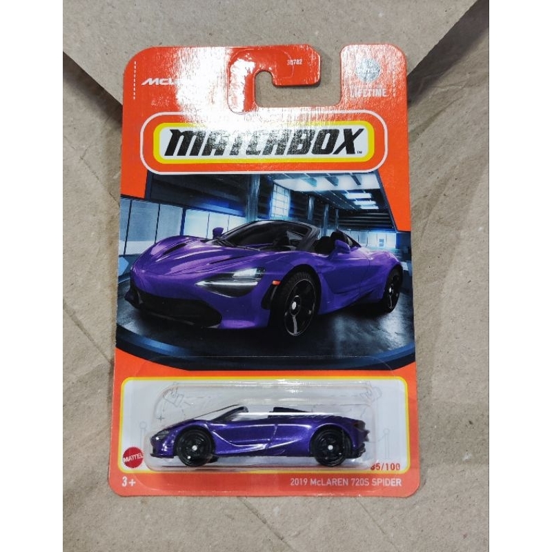 Matchbox 2024 2019 McLaren 720s Spider (purple) | Shopee Malaysia