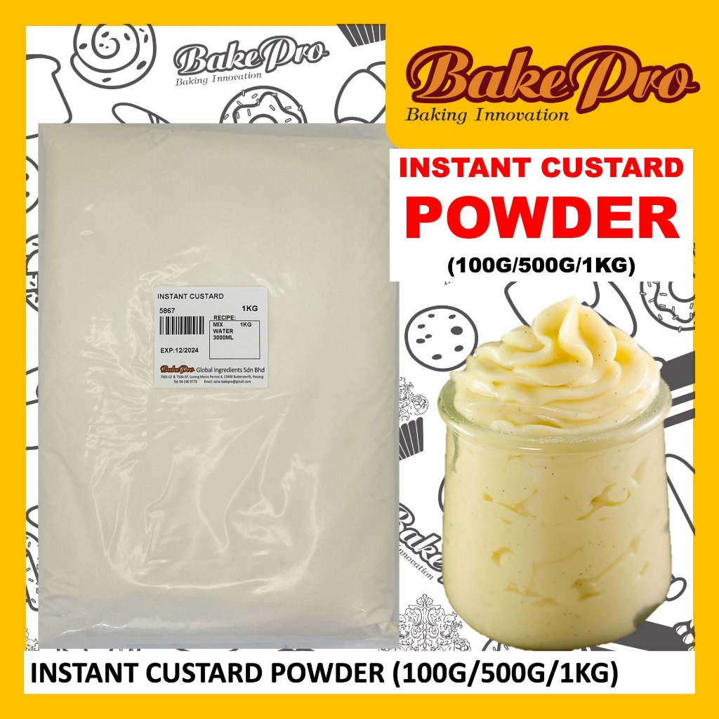 INSTANT CUSTART POWDER 1KG/500GRAM/100GRAM/速溶卡仕达酱/TEPUNG KASTAD ...