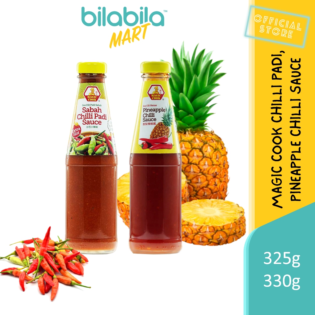 MAGIC COOK Chilli Sauce (Sabah Chili Padi, Pineapple Chilli Sauce) Sos ...