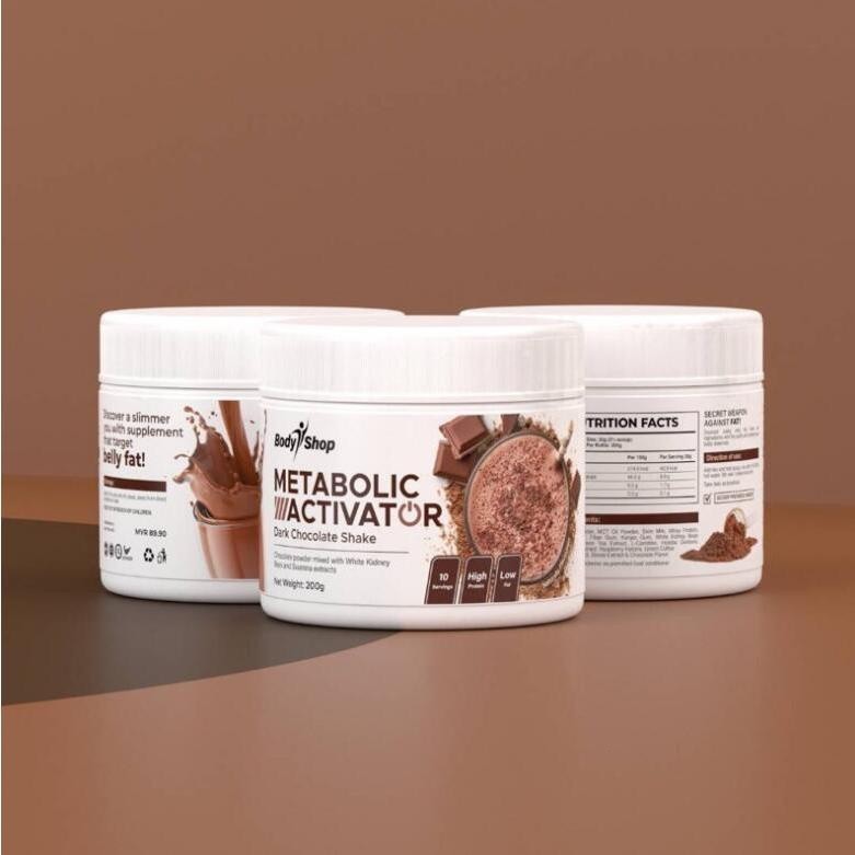 Metabolix Xctivator Dark Chocolate Shake Original Cantik Kulit Slim Fit ...