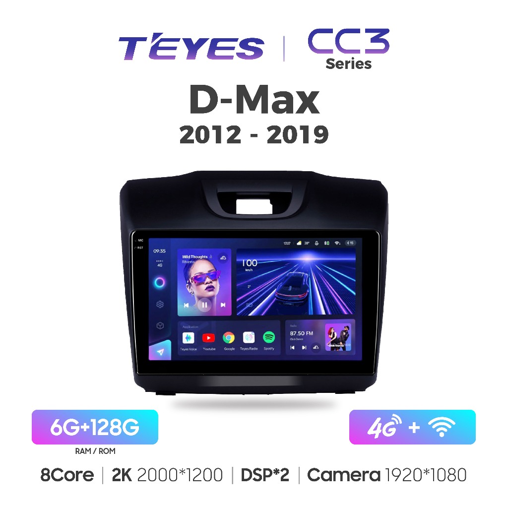 Teyes CC3 Series Isuzu Dmax 2012-2019 Android Car Player 9” | Shopee Malaysia