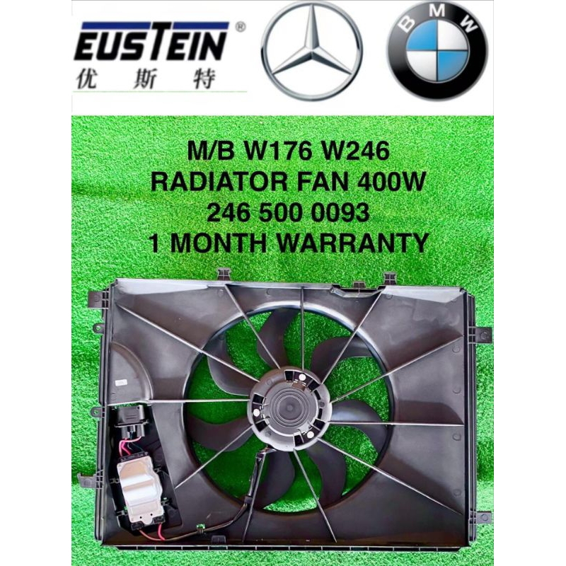 (EUSTEIN) BENZ W176 W246 M270 RADIATOR FAN MOTOR (400W) | Shopee Malaysia