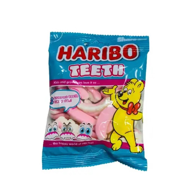 Haribo teeth gummy 80g | Shopee Malaysia