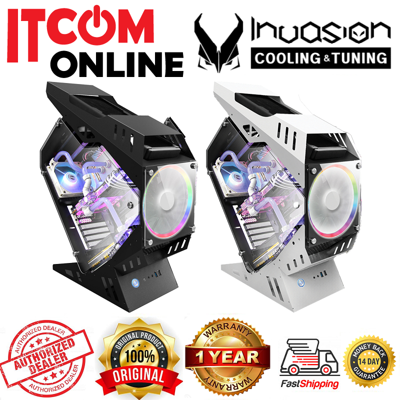 INVASION GT-100 ATX CASING BLACK/WHITE | Shopee Malaysia