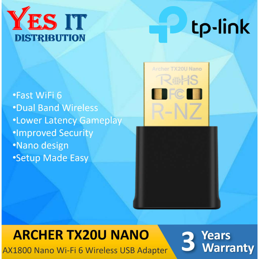 TP-LINK Archer TX20E / TX20U / TX20U Plus / TX20U Nano / TX20UH AX1800 ...