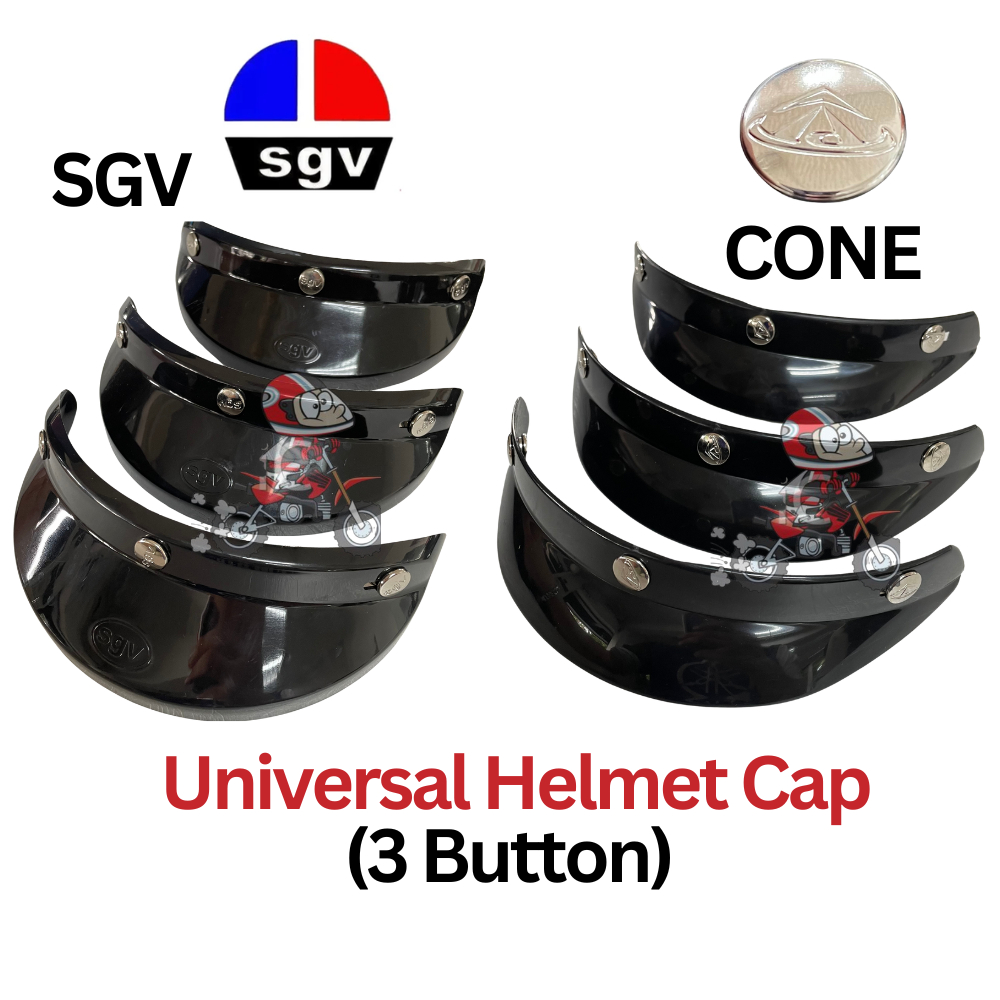 Helmet Cap 3 Button MS88 / Steng / SGV | Shopee Malaysia