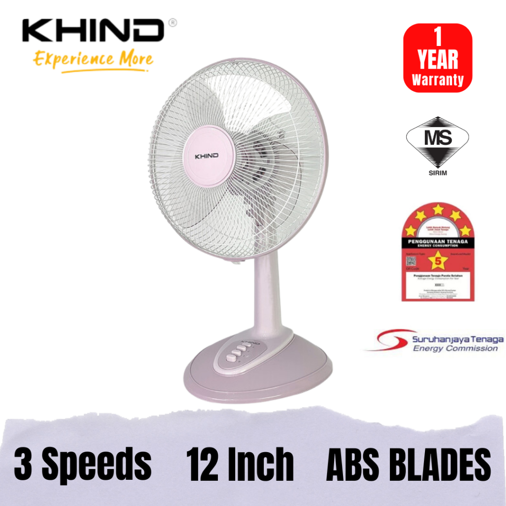 KHIND TABLE FAN 12" / 16” | KIPAS MEJA KHIND | Shopee Malaysia