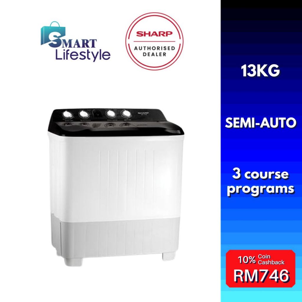 Sharp 13KG Semi Auto Washing Machine ESTP1316 | Shopee Malaysia