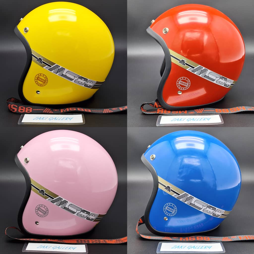 100% ORIGINAL MS88 Helmet [Tali Tulisan Merah] MURAH Wholesale Price ...