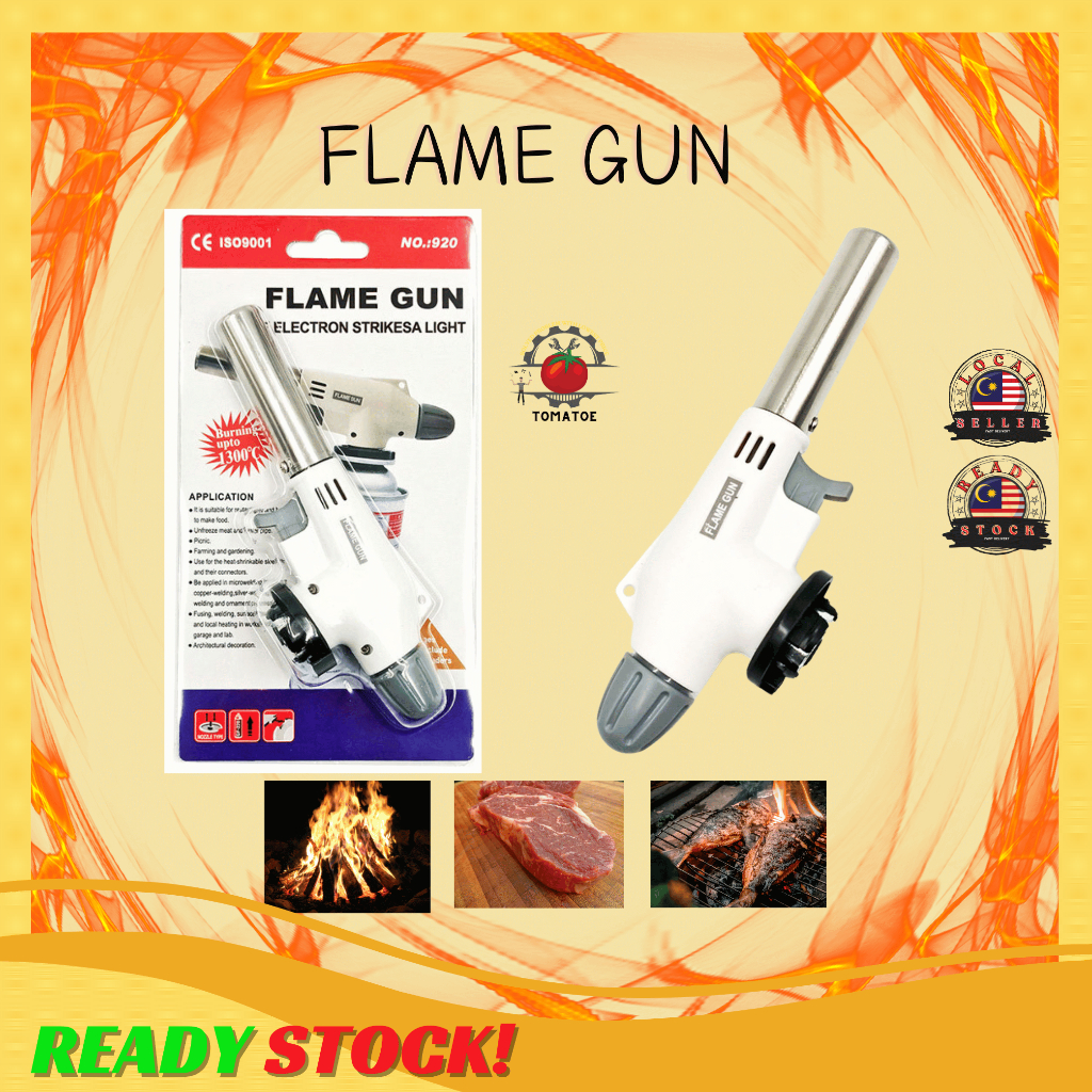 Camping Gas Multipurpose Torch Butane Burner Welding Fire Maker Flame ...