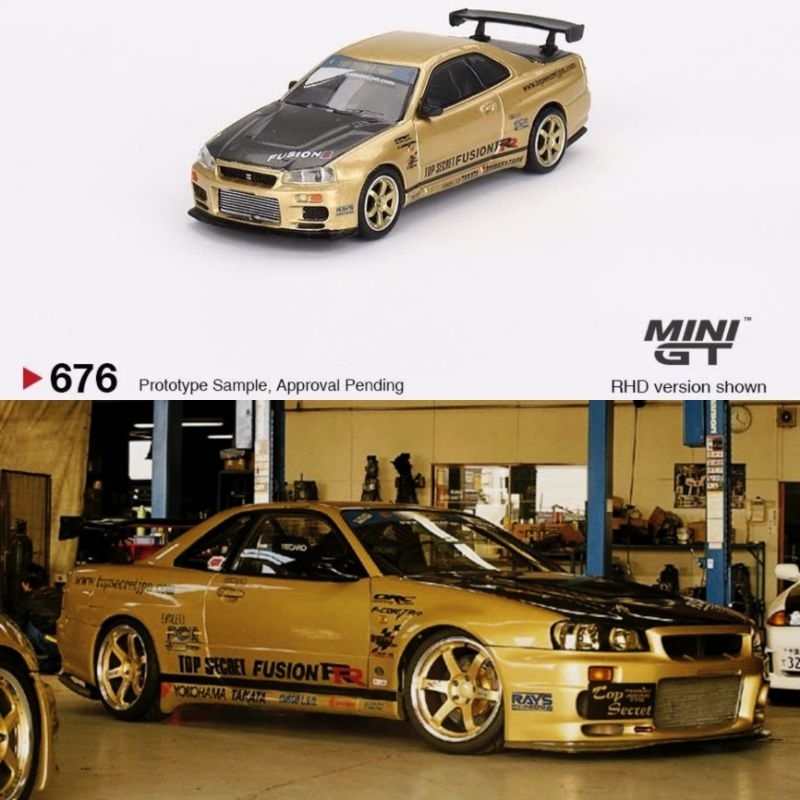 Mini GT : Nissan Skyline GT-R R34 All Variant Top Secret | Shopee Malaysia
