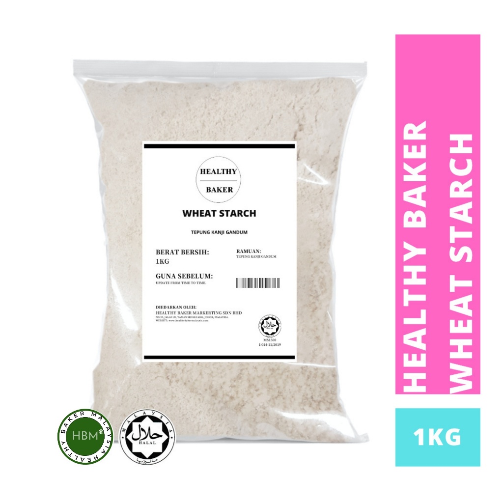 Wheat Starch 1kg / Tepung Kanji Gandum / 澄面粉 Halal | Shopee Malaysia