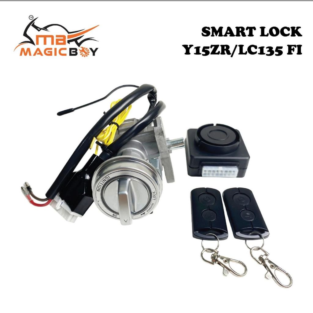 MAGIC BOY LC135 V8 Y15 V1 V2 SMART KEY LOCK KEYLESS ASSY SET (with install manual) | Shopee Malaysia