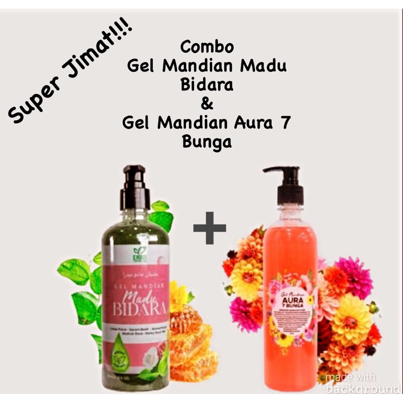 DHERBS GEL MANDIAN BIDARA (SET COMBO MANDIAN BIDARA & AURA 7 BUNGA ...