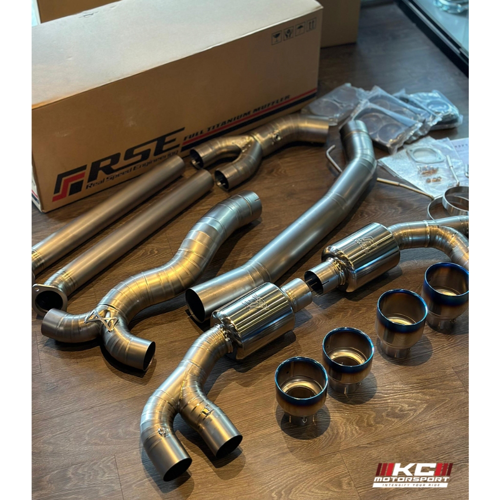 Nissan GT-R GTR R35 2009+ - RSE / Real Speed Engineering Full Titanium Exhaust System Expreme Ti ...