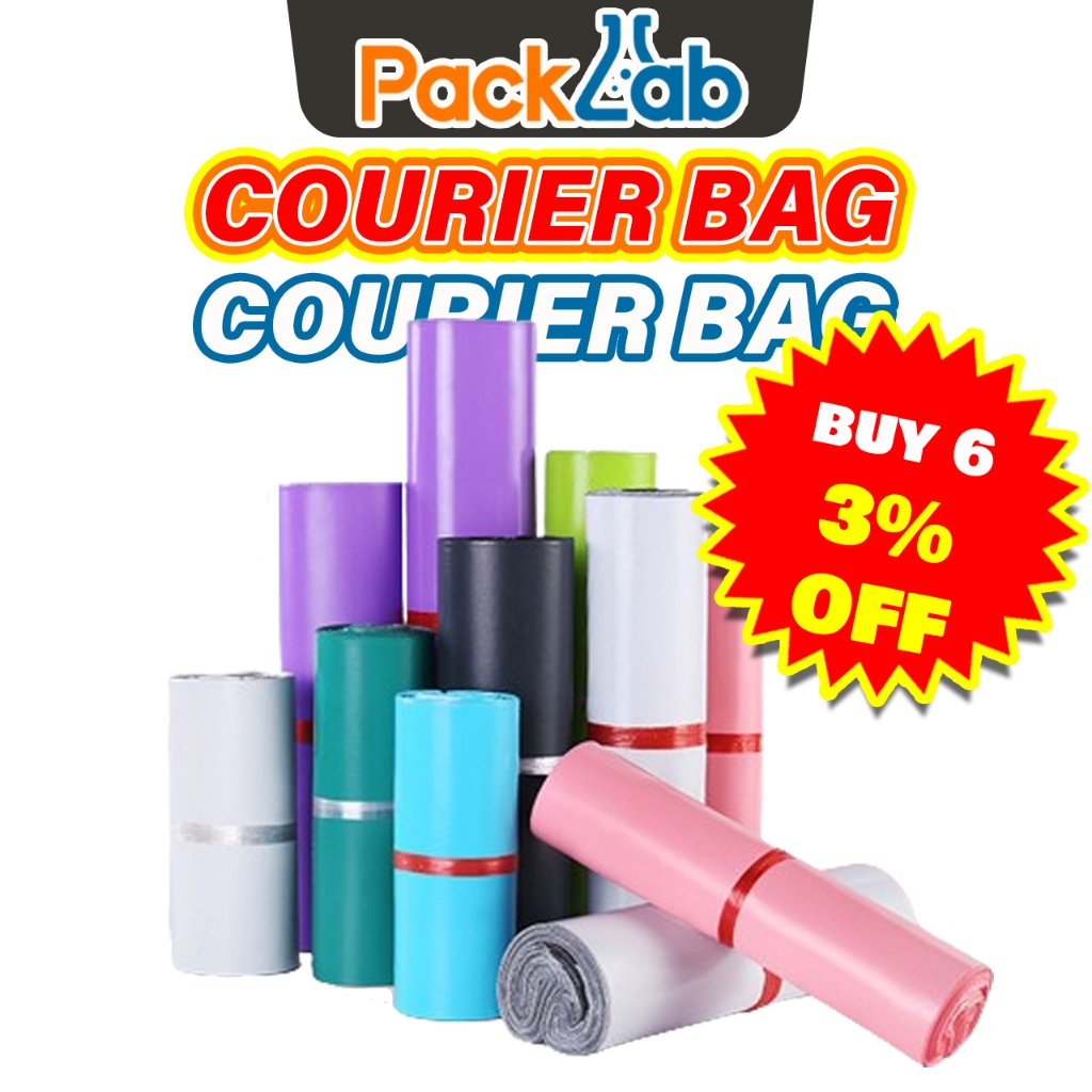 Courier Parcel Bag Plastic Flyer Plastik Postage Packaging Beg Parcel ...