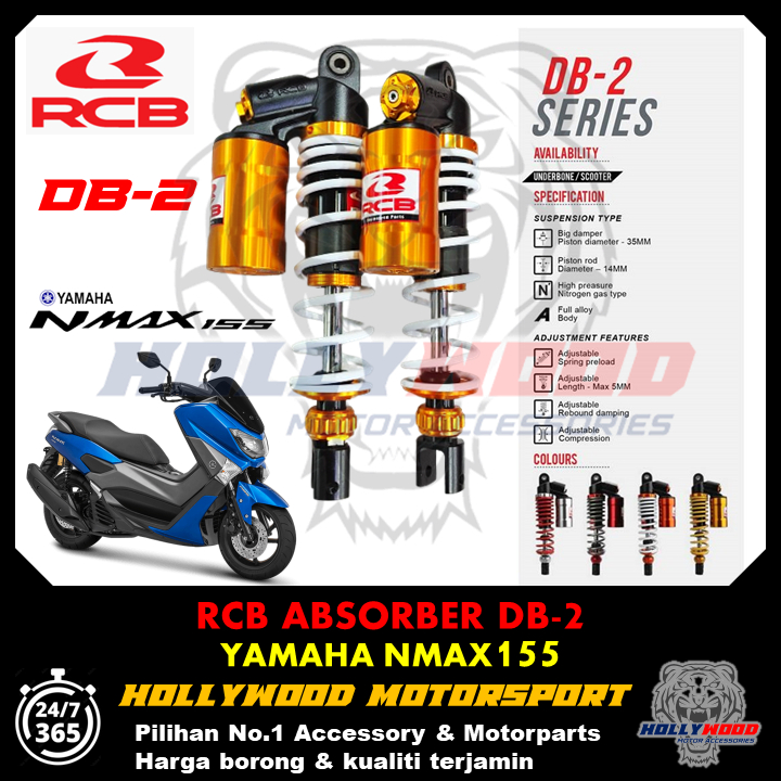 YAMAHA NMAX V1 ABSORBER RCB DB-2 MB-2 SB-3 VD-SERIES RACING BOY REAR ...