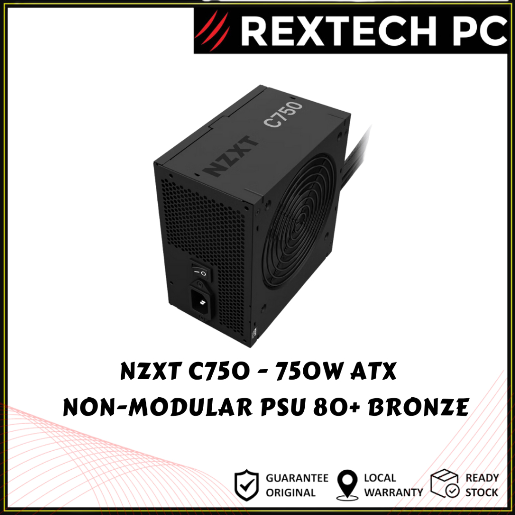 NZXT C750 - 750W ATX Non-modular PSU 80+ Bronze (UK) | Shopee Malaysia