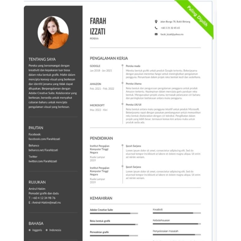 RESUME KERJA(PELBAGAI JENIS RESUME) | Shopee Malaysia
