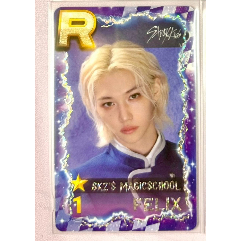 [On Hand] Stray Kids Felix 4th Fan Meeting FM Skz's Magic School Superstar JYP SSJ GAME CARD ...
