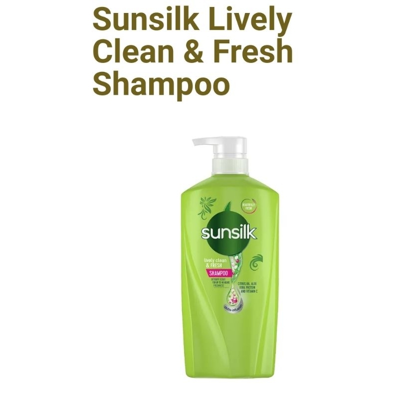 Sunsilk Lively Clean & Fresh Shampoo basuh kepala With Citrus Oil ...