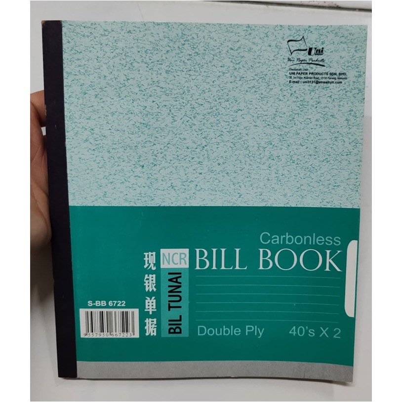 Buku Bill | Buku Resit Bill book 收据单簿 Malaysia Ready stock 大马现货 ...