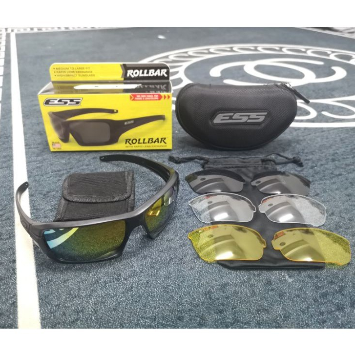 ESS ROLLBAR Sunglasses Spek Cermin Mata Hitam Tactical Sunglass ...