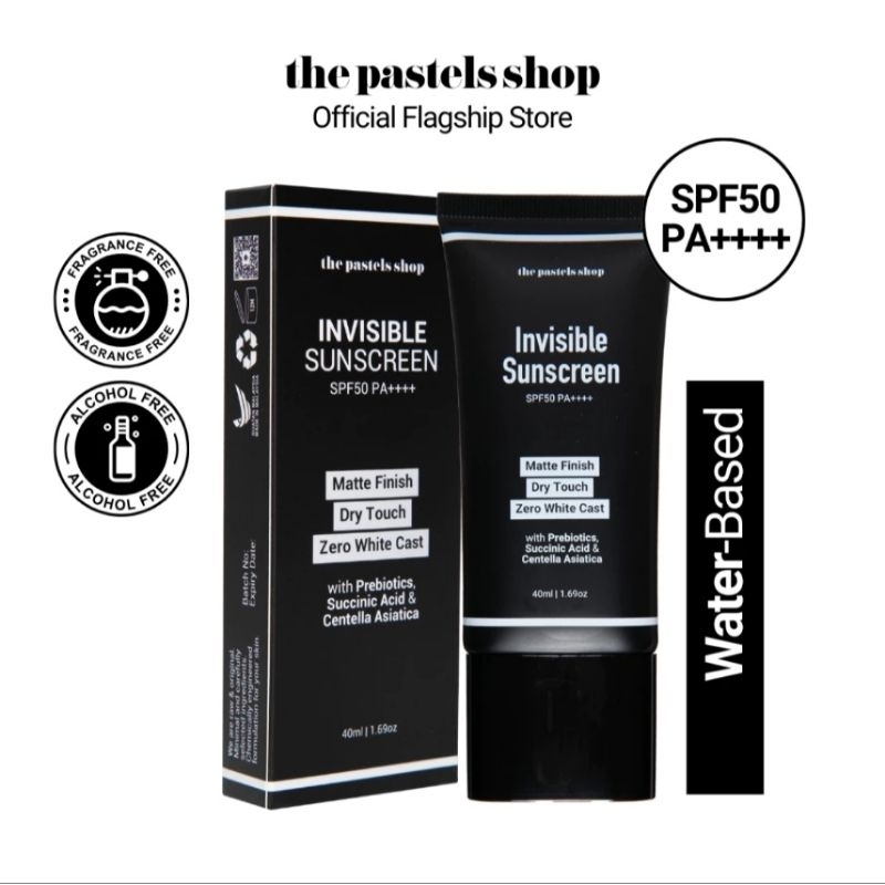The Pastels Shop Invisible Sunscreen SPF 50 ++++ (exp 2026-2027) | Shopee Malaysia