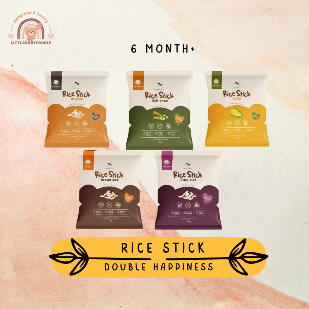 DOUBLE HAPPINESS Rice Stick Plain Grains | Corn | Original | Brown rice ...