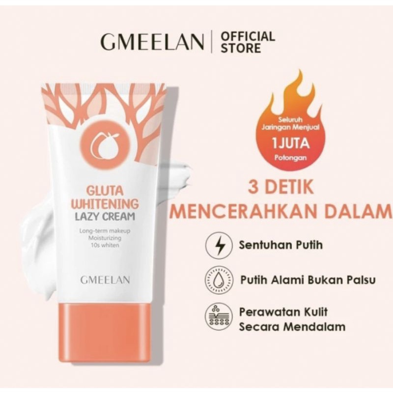 Lazy Cream Glutathione Whitening Cream Facial Cream BB Cream 30g ...
